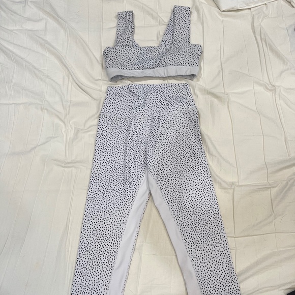 ASOS | Other | White Two Piece Workout Set | Poshmark